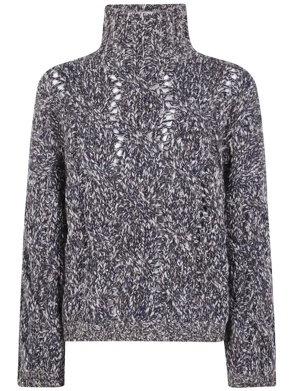 Brunello Cucinelli Turtleneck Sweater - Blue