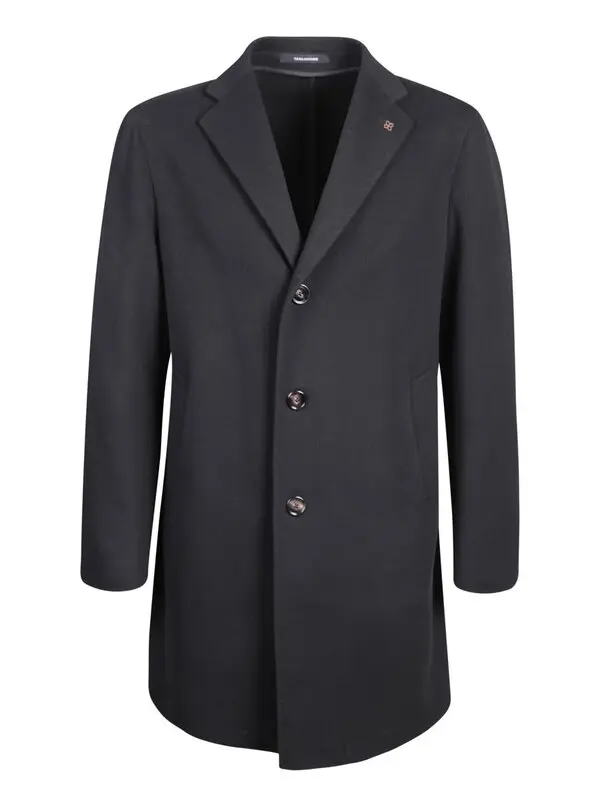 Tagliatore Wool And Cashmere Blend Coat - Black