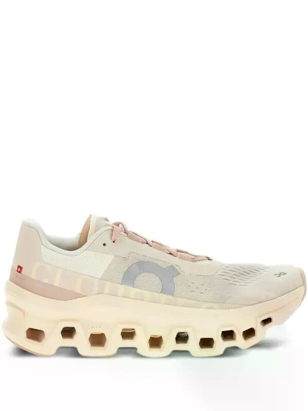 On Cloudmonster Lace-up Sneakers - Neutrals
