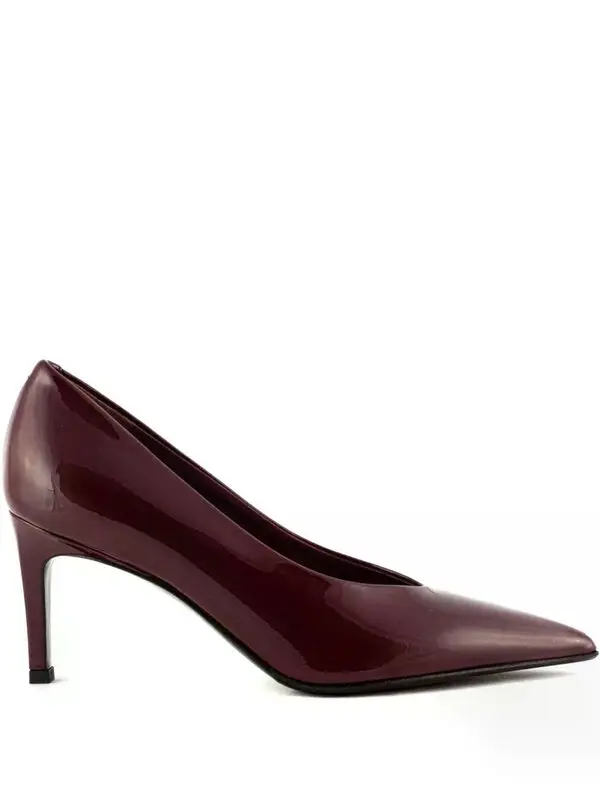 SERGIO LEVANTESI 55mm Pointed-toe Patent Leather Pumps