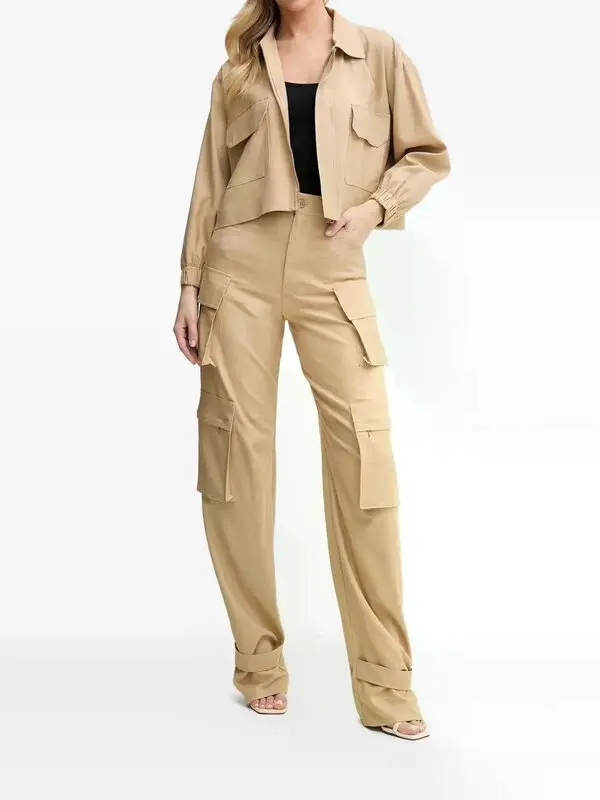 SIMONA CORSELLINI Zip-front Flap-pocket Jacket