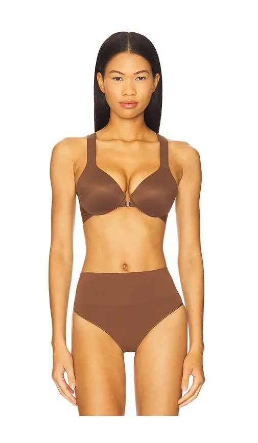 Spanx Spanxsmooth Bra-lleujah Full Coverage Bra In Brown - Chestnut Brown