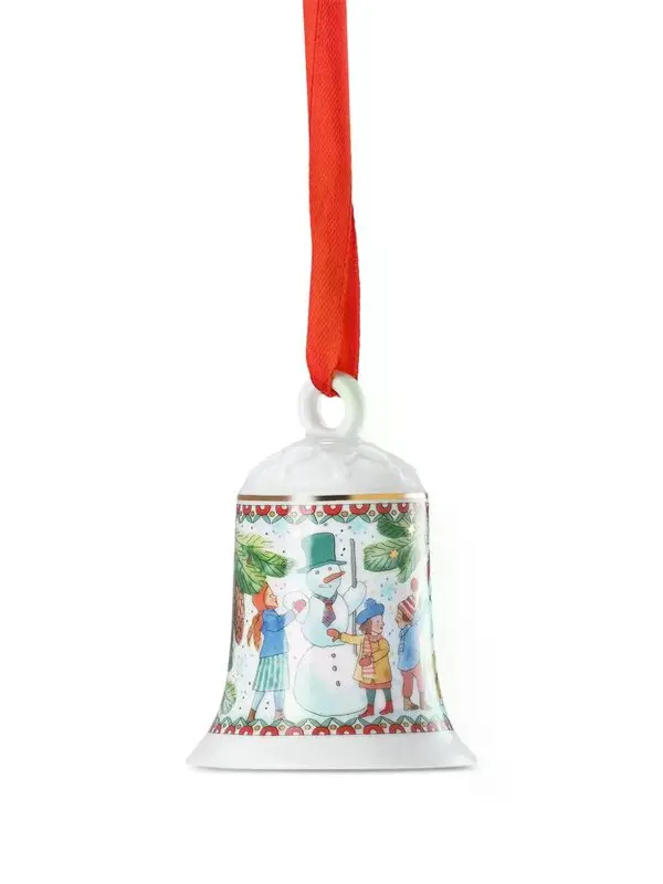 HUTSCHENREUTHER Snow Scene Bell Ornament
