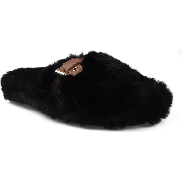 ARTISAN CRAFTED BY ZIGI Zaytina Faux Fur Slide Sandal - Blk Faux O