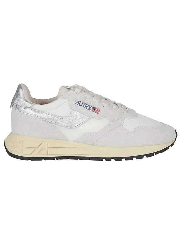 AUTRY Reelwind Low Top Sneakers - Silver, White