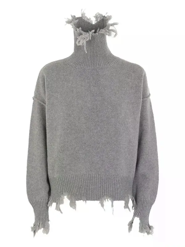 Seafarer Distressed Highneck Sweater