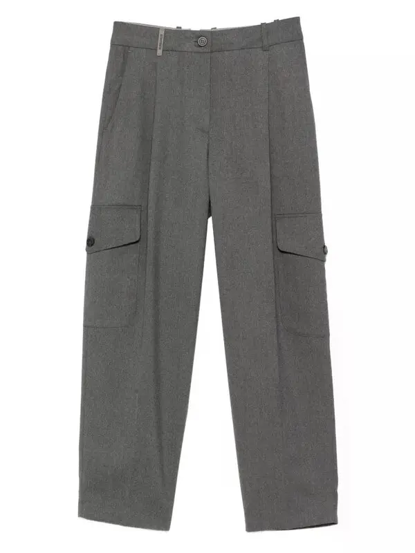Peserico Pleated Cargo Trousers