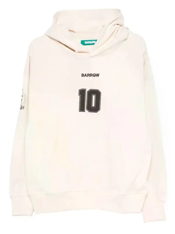 BARROW Graphic-print Cotton Hoodie