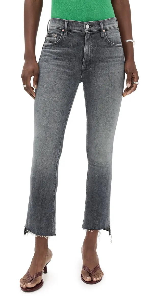 MOTHER The Insider Crop Step Chew Jeans