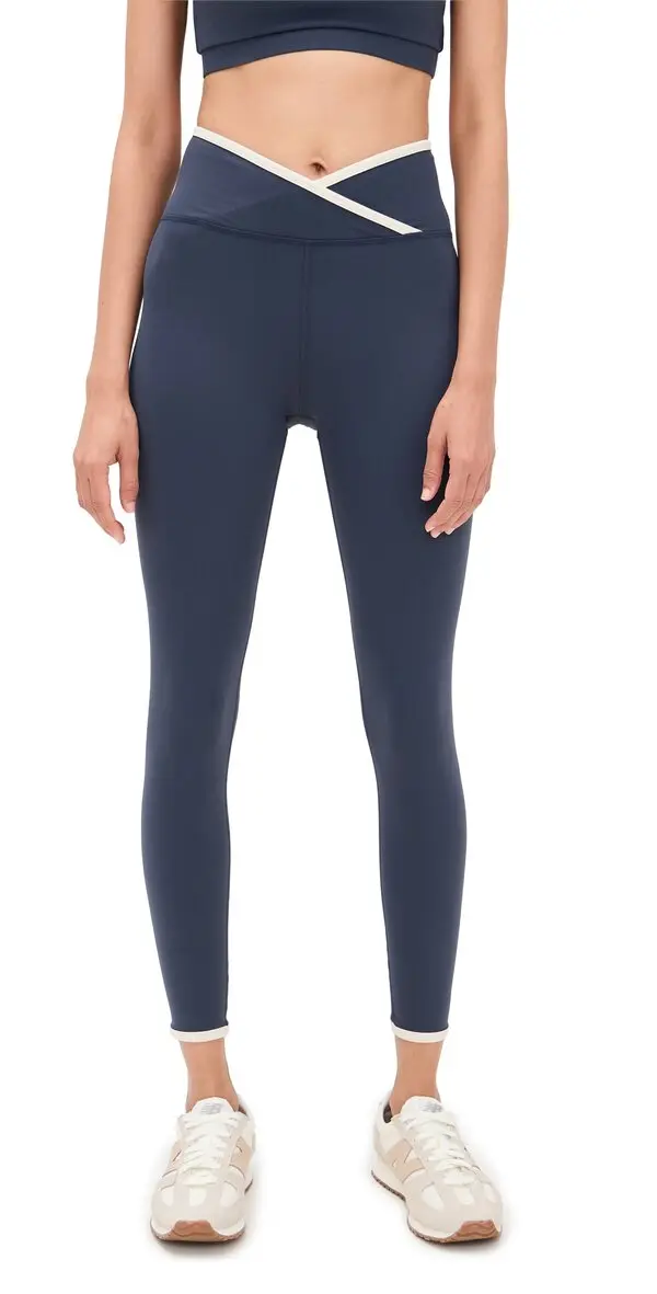 Strut This The Rae Ankle Leggings - Navy Shell
