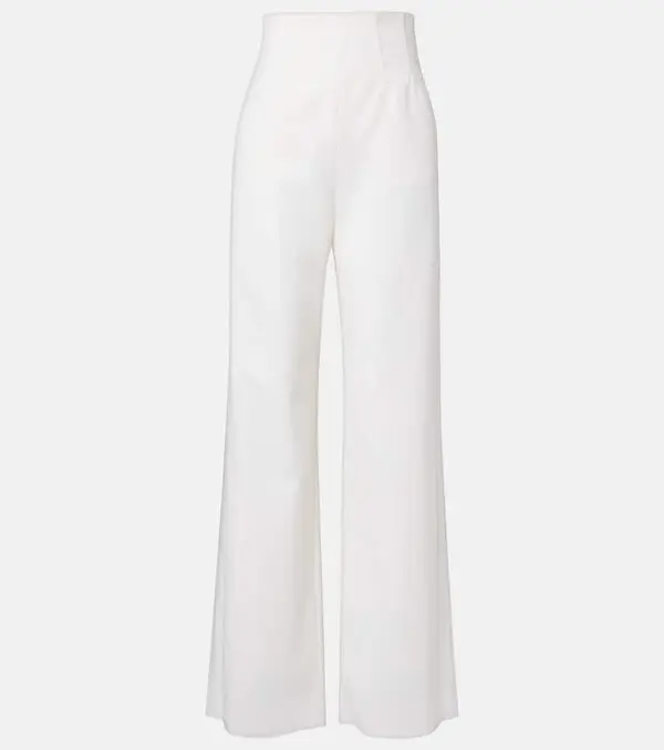 Max Mara Balta High-rise Virgin Wool Wide-leg Pants