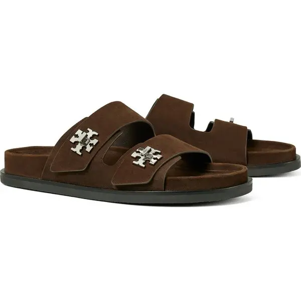 Tory Burch Turnlock Sport Slide Sandal - Cocoa