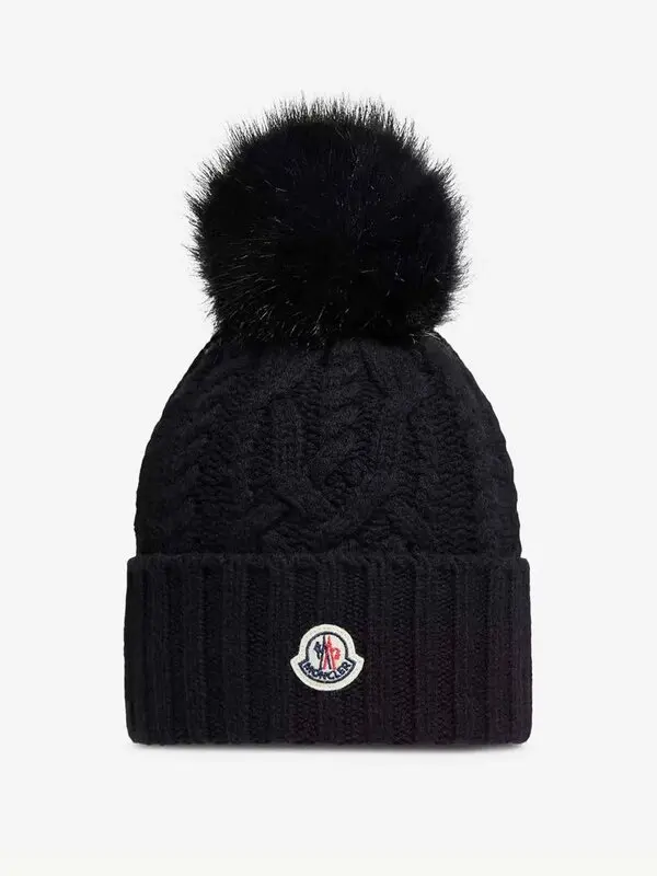 Moncler Cashmere Beanie With Pompom