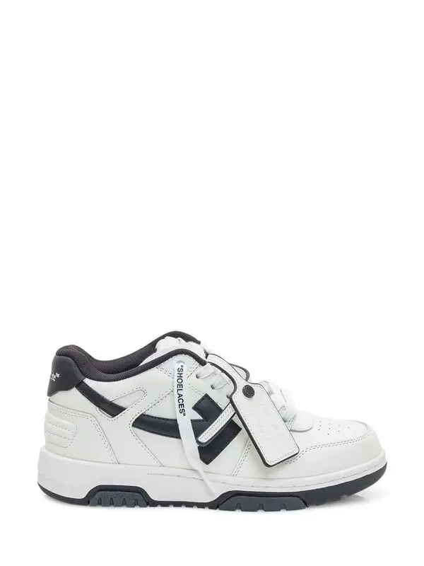 Off-White Low Vulcanized Leather Sneakers - Multicolor