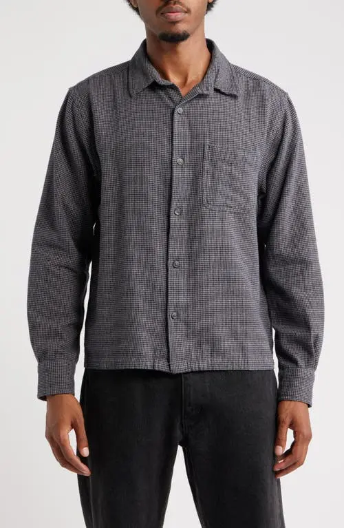 BDG URBAN OUTFITTERS Houndstooth Button-up Shirt