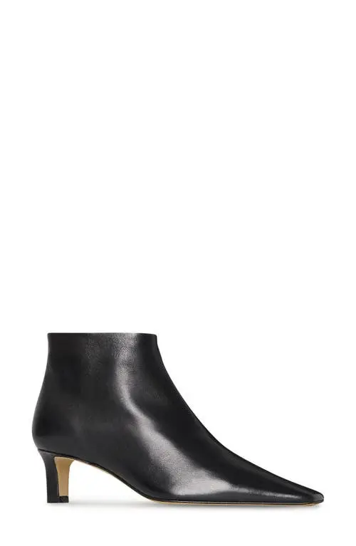 THE ROW Carla Kitten Heel Bootie - Black