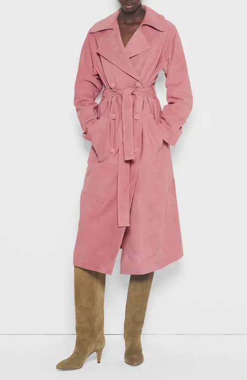 AS By DF Candy Supersuede Trench Coat