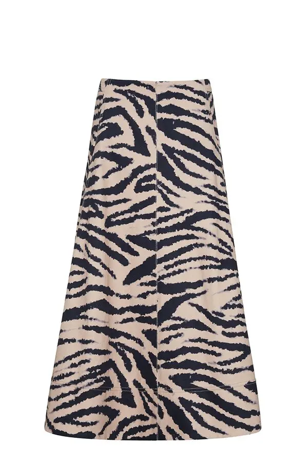 Cara Cara Aisha Printed Skirt - Zebra Blush