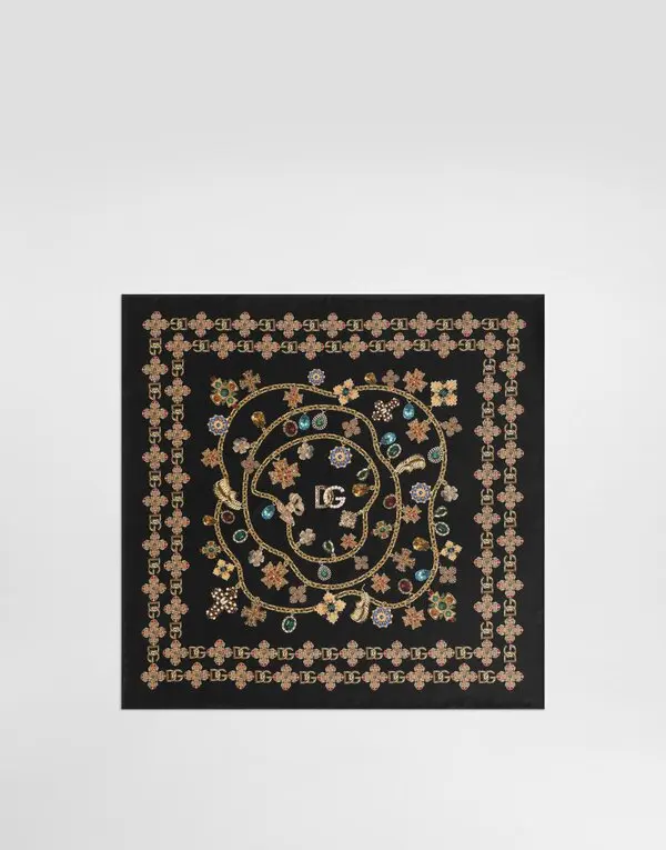 Dolce & Gabbana 50x50 Silk Twill Scarf - Multicolor