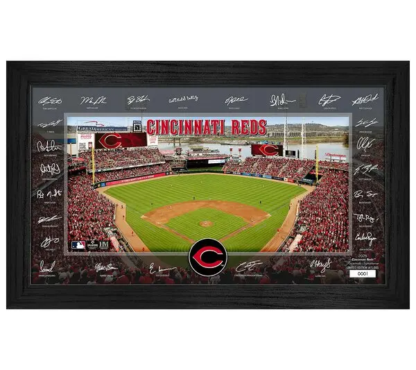 HIGHLAND MINT Cincinnati Reds 2025 Signature Fi Eld Frame