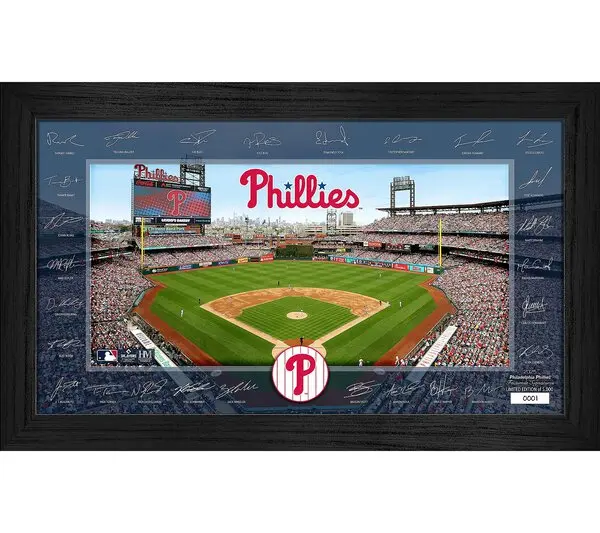 HIGHLAND MINT Philadelphia Phillies 2025 Signat Ure Field Frame