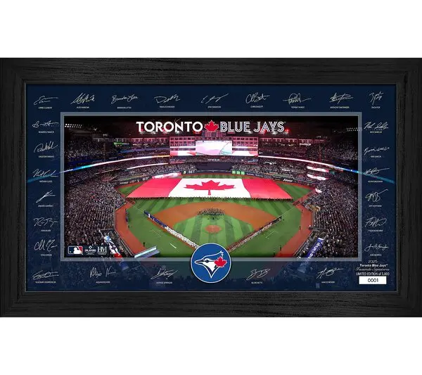HIGHLAND MINT Toronto Blue Jays 2025 Signature Field Frame