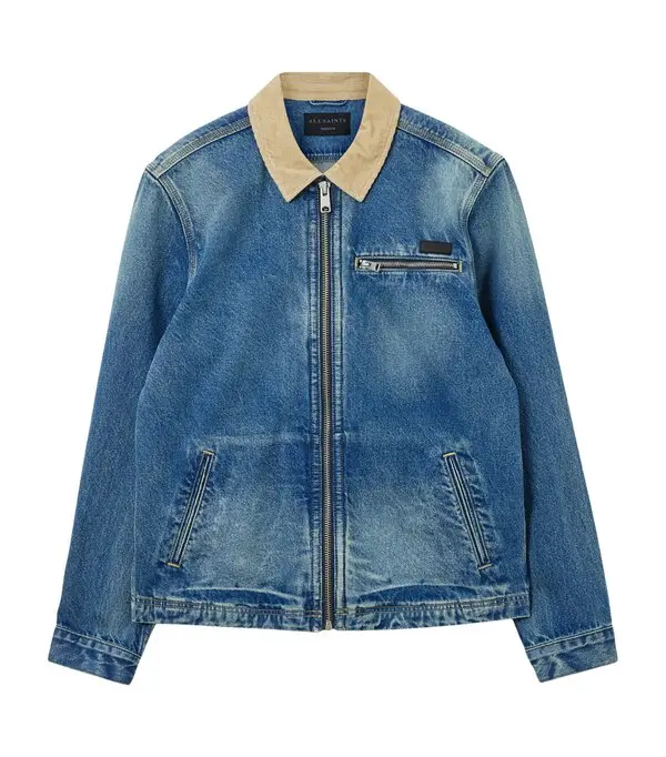 All Saints Rothwell Denim Jacket - Grey