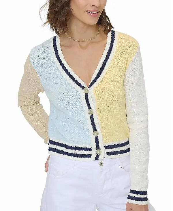 Central Park West Daphne Stripe Cardigan