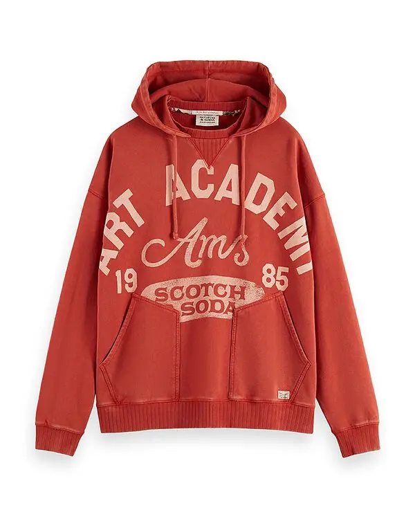 Scotch & Soda Relaxed Fit Wash Art Hoodie