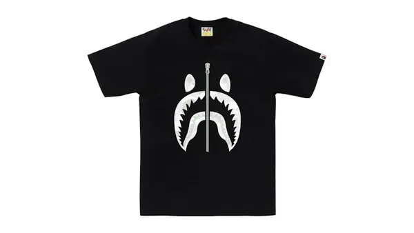 BAPE City Camo Shark Tee Shirt - Black