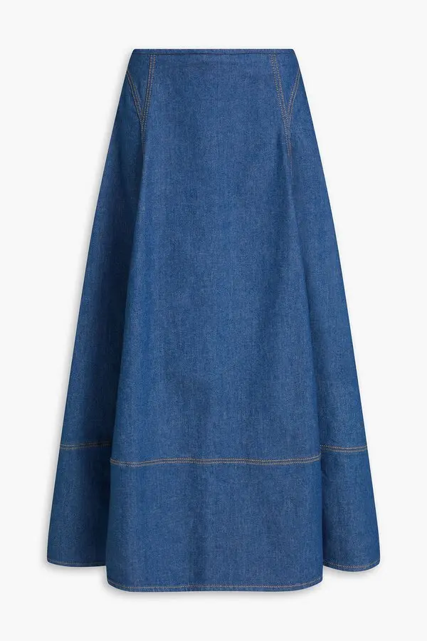 Zimmermann Denim Midi Skirt