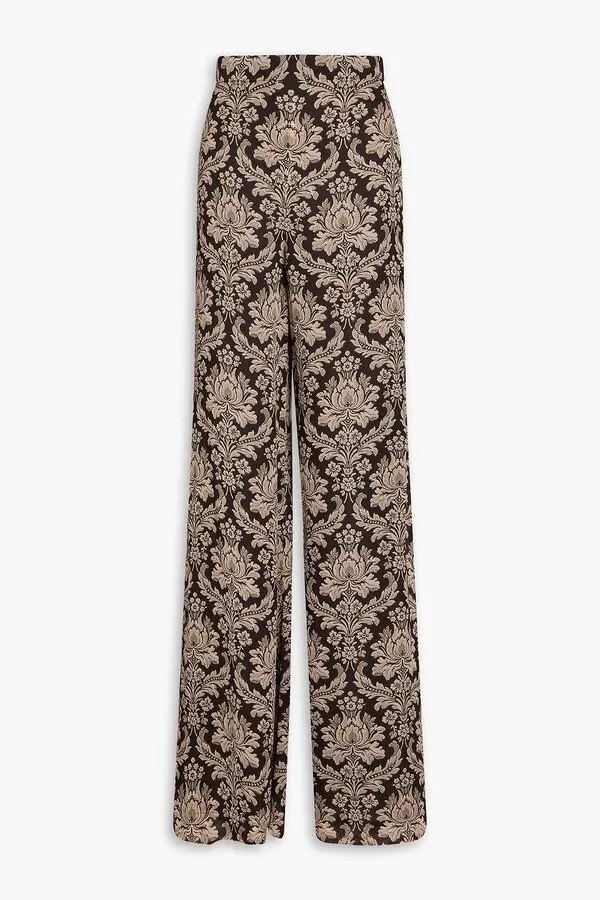 Zimmermann Floral-print Chiffon Wide-leg Pants
