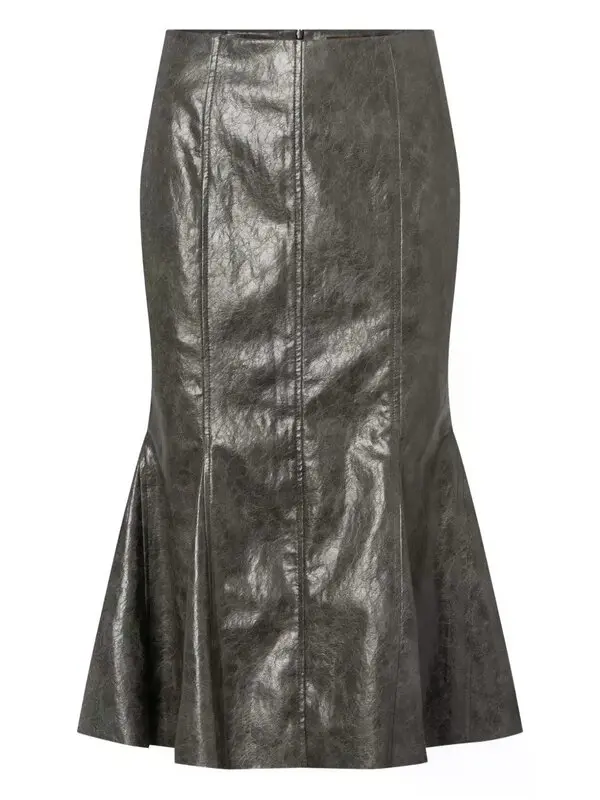 ELENA VELEZ Fishtail Midi Skirt