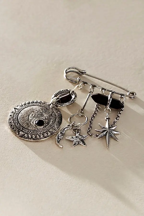 Free People Dangle Pin - Silver