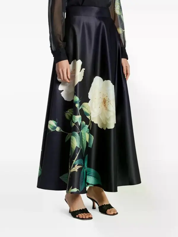 LEO LIN Rosalyn Floral-print Maxi Skirt - Wrp