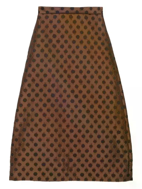 LUNATICA MILANO Dot Maxi Skirt
