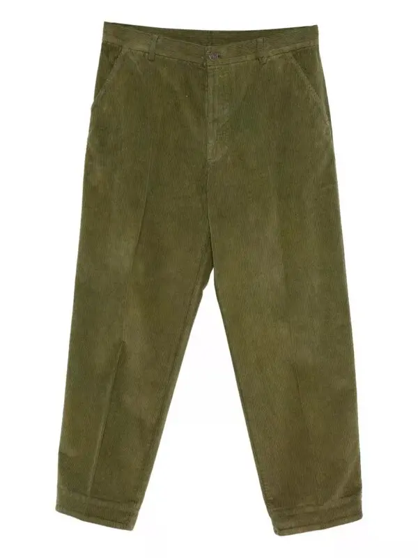 CELLAR DOOR Corduroy Trousers - Green
