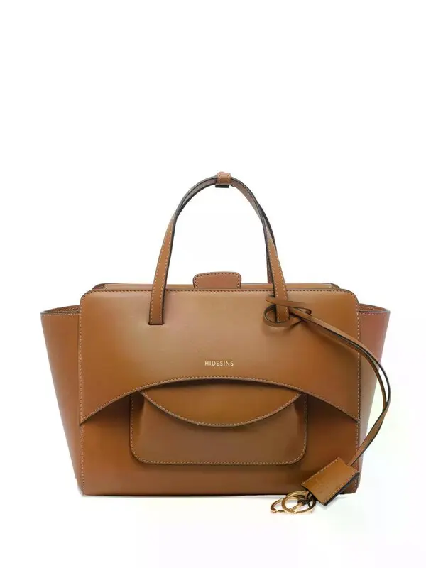 HIDESINS Flap Tote Bag - Brown
