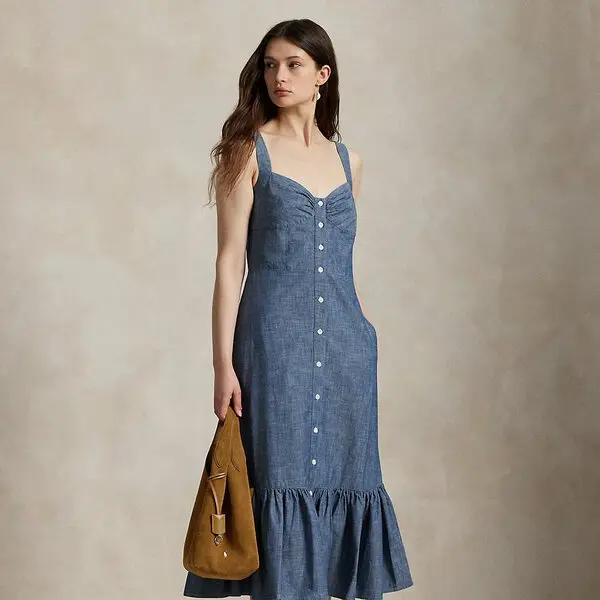 Ralph Lauren Buttoned A-line Dress