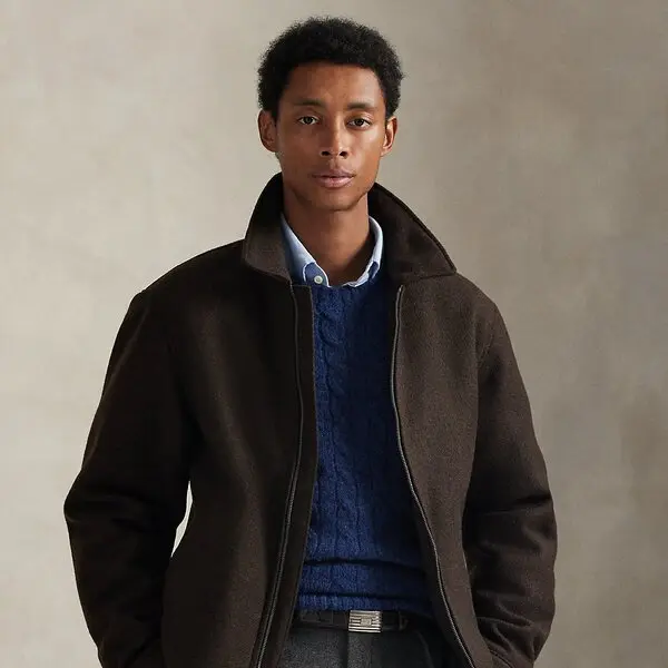 Ralph Lauren The Langdon Wool Jacket - Circuit Brown