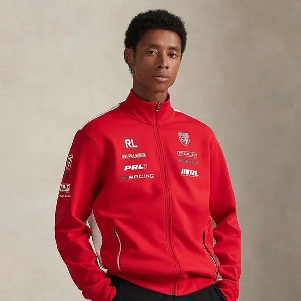 Ralph Lauren Stretch Double-knit Graphic Track Jacket