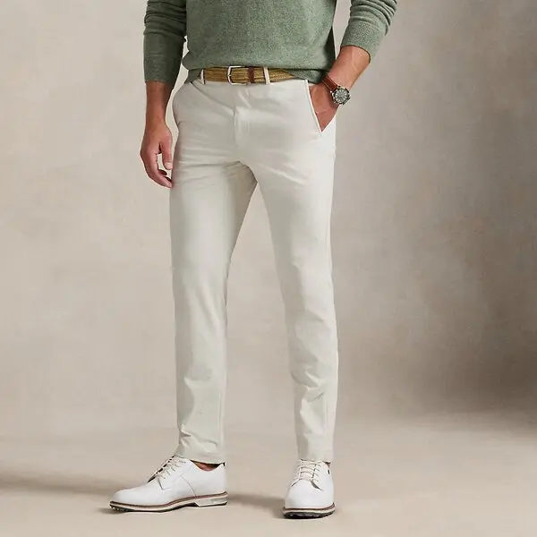 Ralph Lauren Slim Fit Performance Pant - Stone Pebble