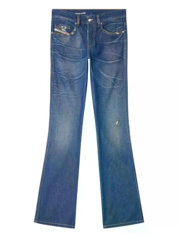 Diesel Embroidered Bootcut Jeans