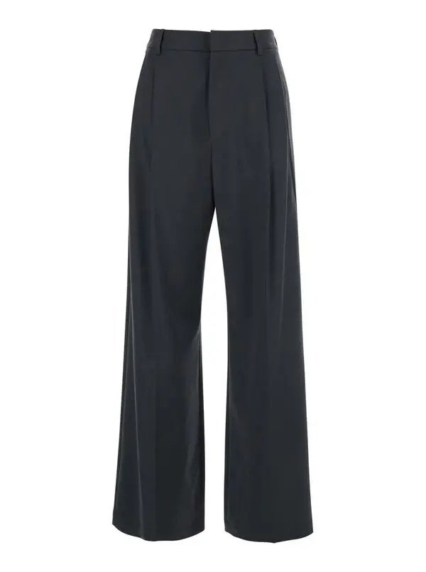 TELA Niside Trousers With Pleats - Grey