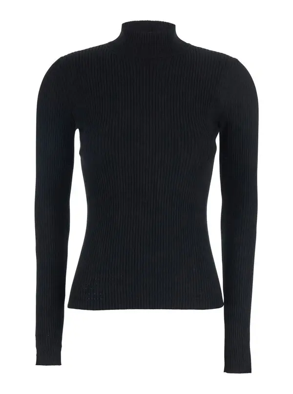 TWINSET Ribbed Turtleneck Sweater