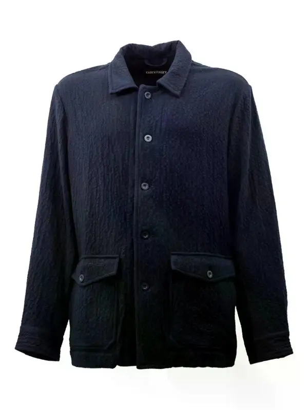 CASEY CASEY Textured Button-fastening Shirt