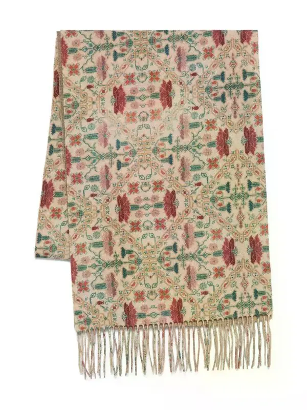 PIERRE-LOUIS MASCIA Kievnewfb Fringed Scarf - Neutrals
