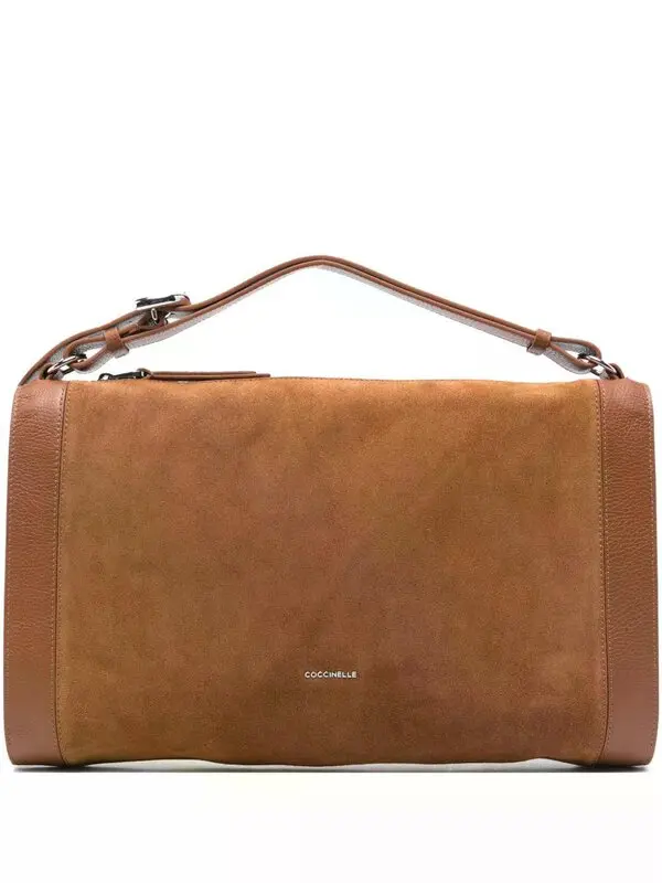 COCCINELLE Suede Leather Shoulder Bag