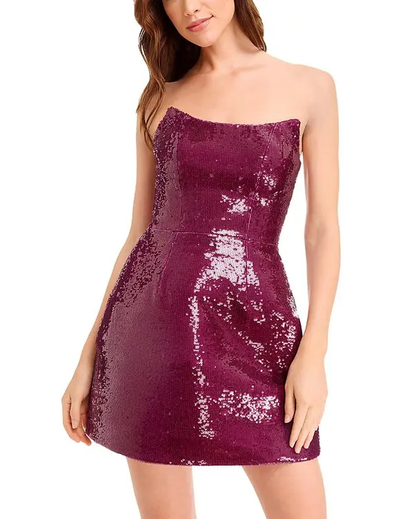 Dress The Population Amity Sequin Mini Dress