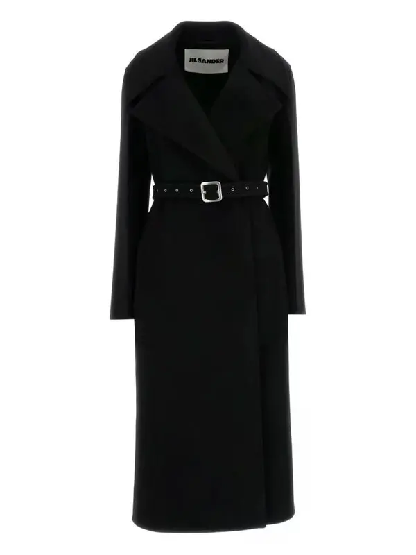 JIL SANDER Belted Wool Coat